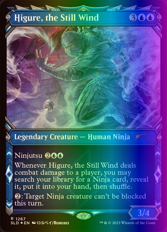 MTG Higure, the Still Wind (1267/1292) Secret Lair Drop Series LP FOIL | eBay