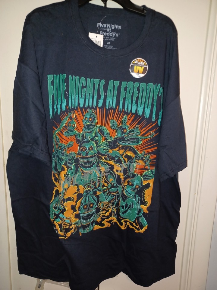 Five Nights At Freddy's Metal Animatronics T-Shirt 2XL New /W Tag | eBay