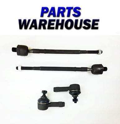 New (2) Inner and (2) Outer Tie Rod End Links for Mitsubishi Lancer ...