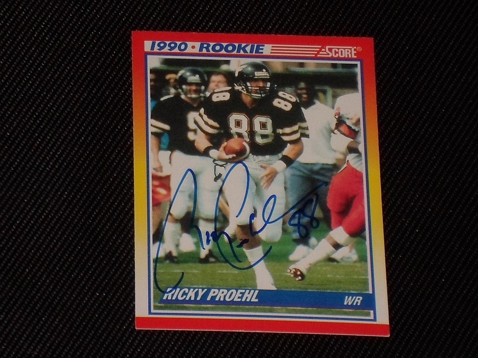 RICKY PROEHL 1990 SCORE ROOKIE SIGNED AUTOGRAPHED CARD #654 CARDINALS ...