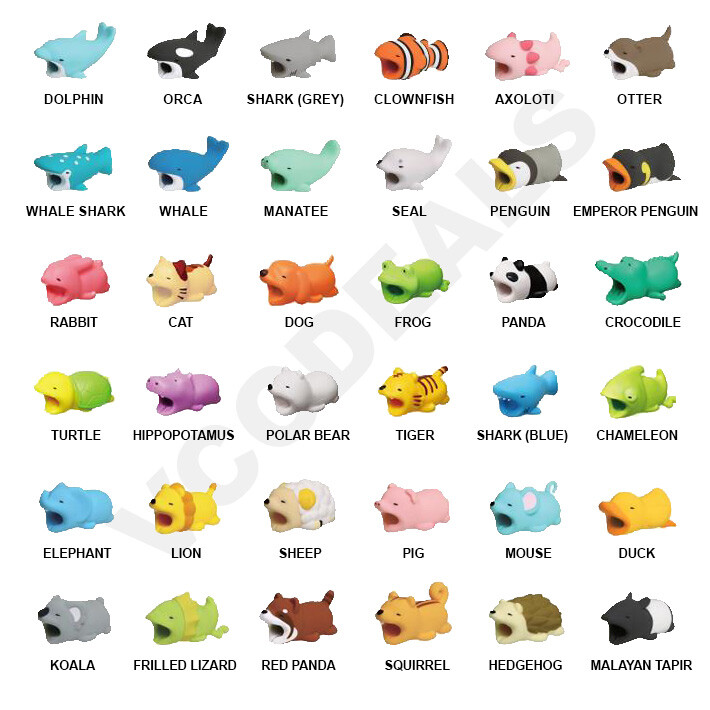 Cable Bite Cord Protector Accessory for iPhone Mobile USB Phone Charger ...