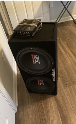 MTX Audio Terminator 12" 1000W Vented Subwoofer Enclosure 715442550135 ...