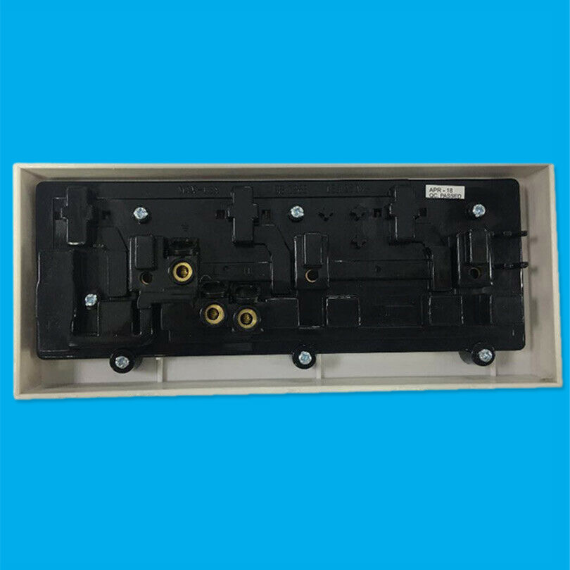 1 & 2 Gang To 3 Way Socket Converter 3 Pin UK Mains Socket Individually ...