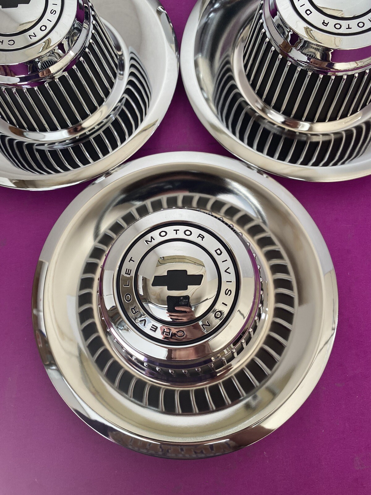 2 CHEVROLET DERBY CAPS FOR CORVETTE RALLY WHEELS STYLE CAPS 14",15 ...
