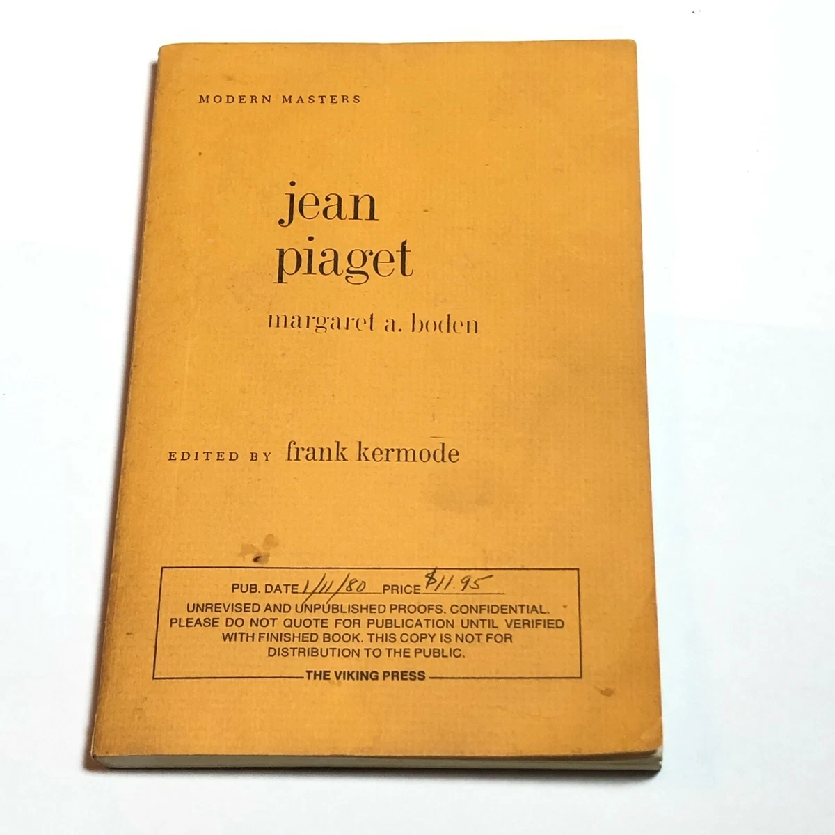 Piaget Book
