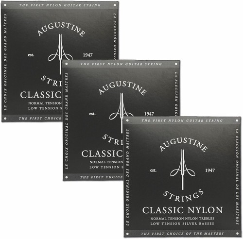 Classic Black - Low Tension Classical Guitar Strings 3-Pack | eBay