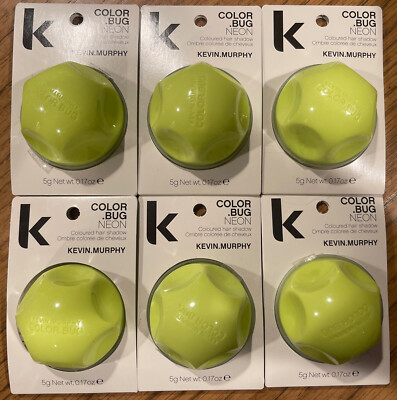 Kevin Murphy Color Bug Neon Lot of 6 New Temporary Hair Color | eBay
