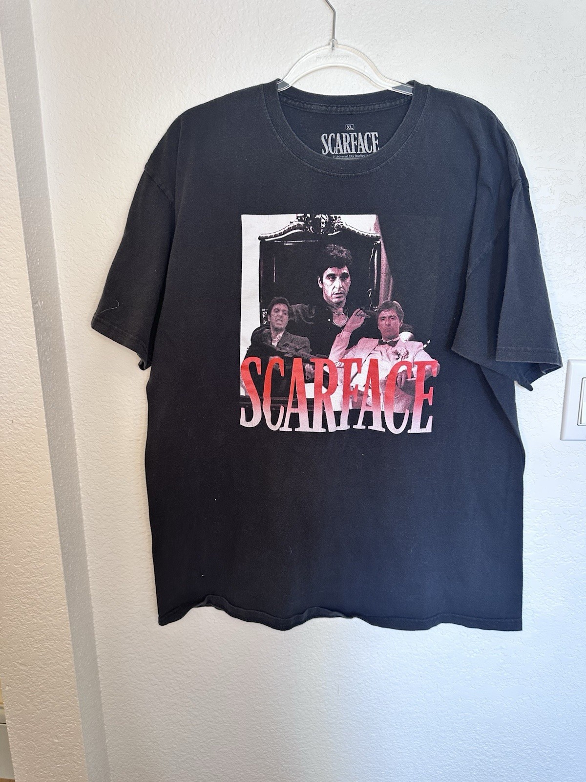 Scarface Graphic T-Shirt Black Movie Print - Gem