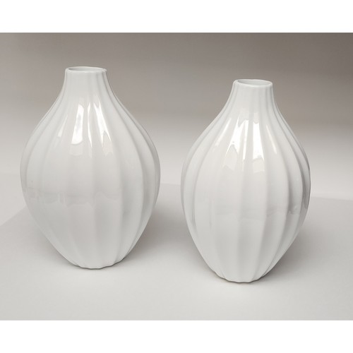 Apropos Home Decor Collection 11” Vases Retro Style Fluted Vases Color ...