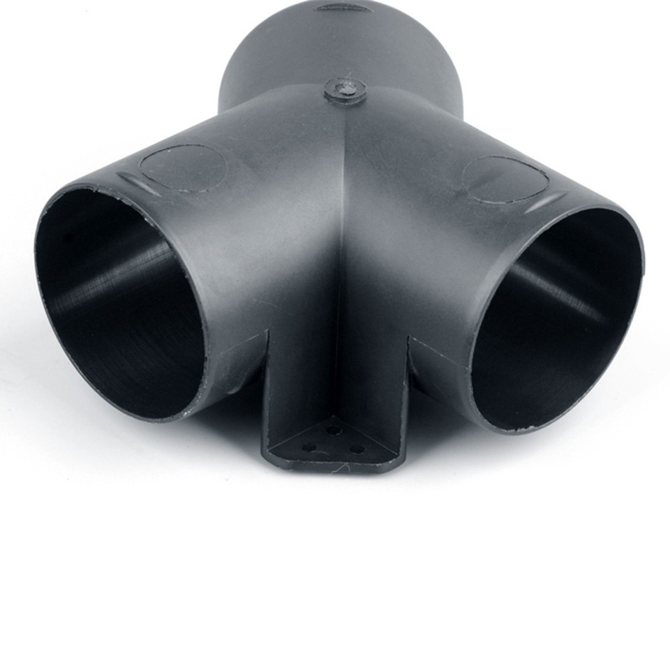 Brand New High Quality Y Branch Pipe Heater Part 75mm Air Vent Ducting ...
