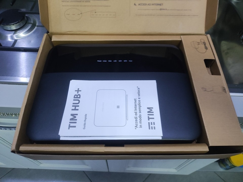 Modem TIM Hub + ZTE ZXHN H2740 Router WiFi 6 VDSL Pro Fibra Fttc Ftth ...