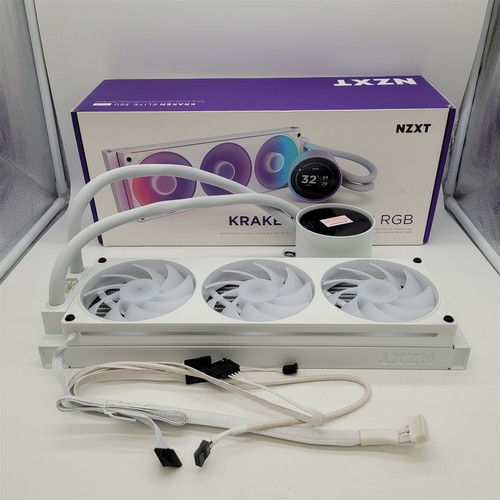 NZXT Kraken Elite 360 RGB 2024 AIO CPU Liquid Cooler - 360mm Radiator ...