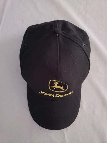 John Deere Black Gold Snapback Trucker Hat Cap Farming Tractors Cary ...