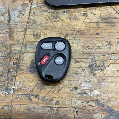 GENUINE GM REMOTE KEY FOB 4-BUTTON 10246215 1997-2000 REGAL CENTURY ...