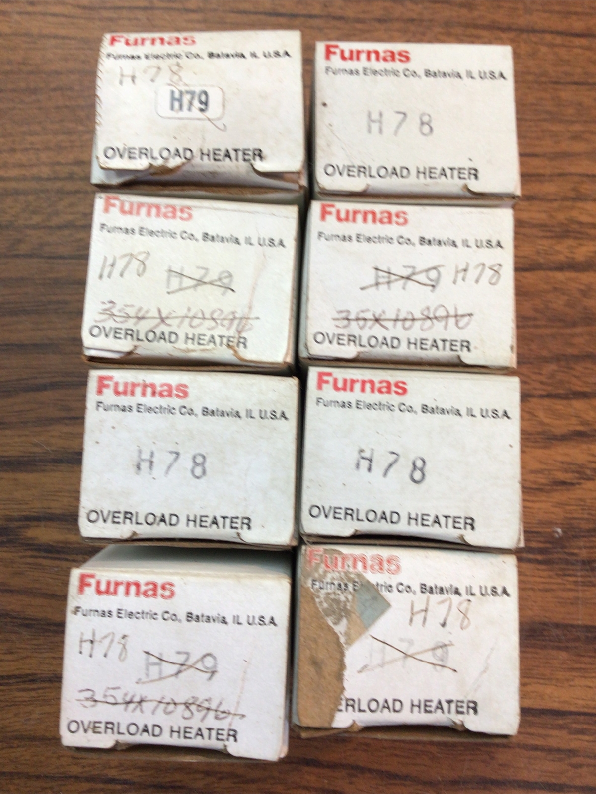 (8) Furnas H78 Overload Heaters (TA51MS) | eBay