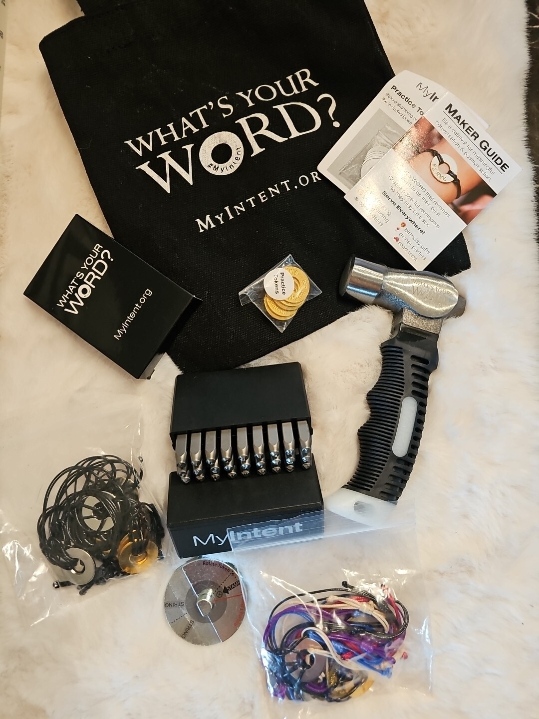 What's Your Word My Intent Kit Maker Kit Unused Jewel… - Gem