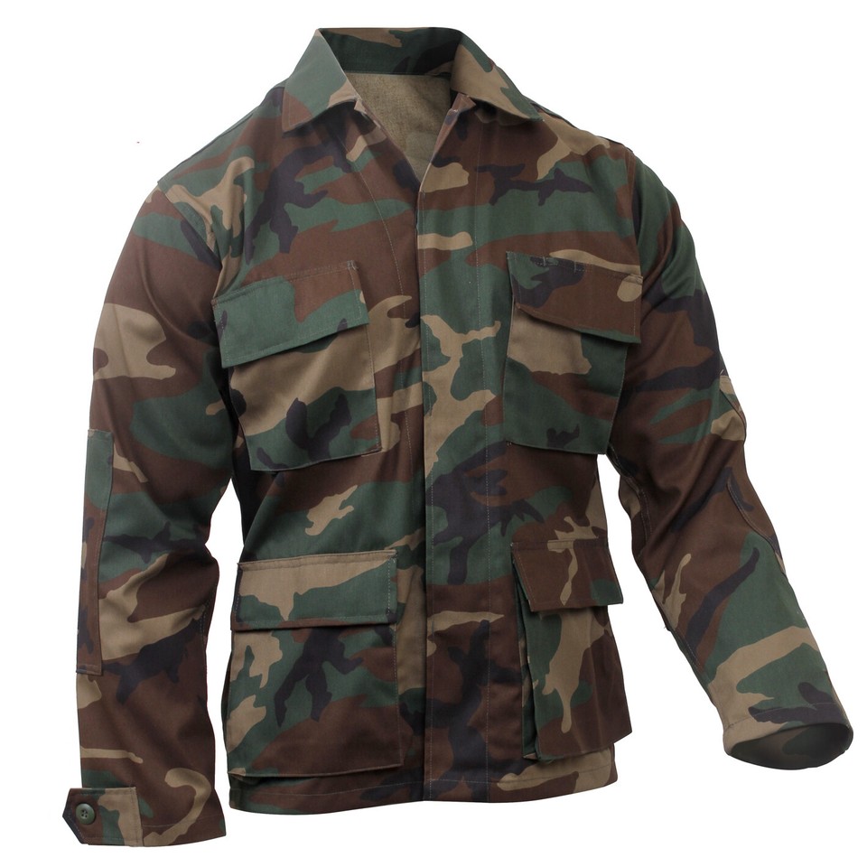 Military Type Tactical BDU Top Battle Dress Uniform Shirt | eBay