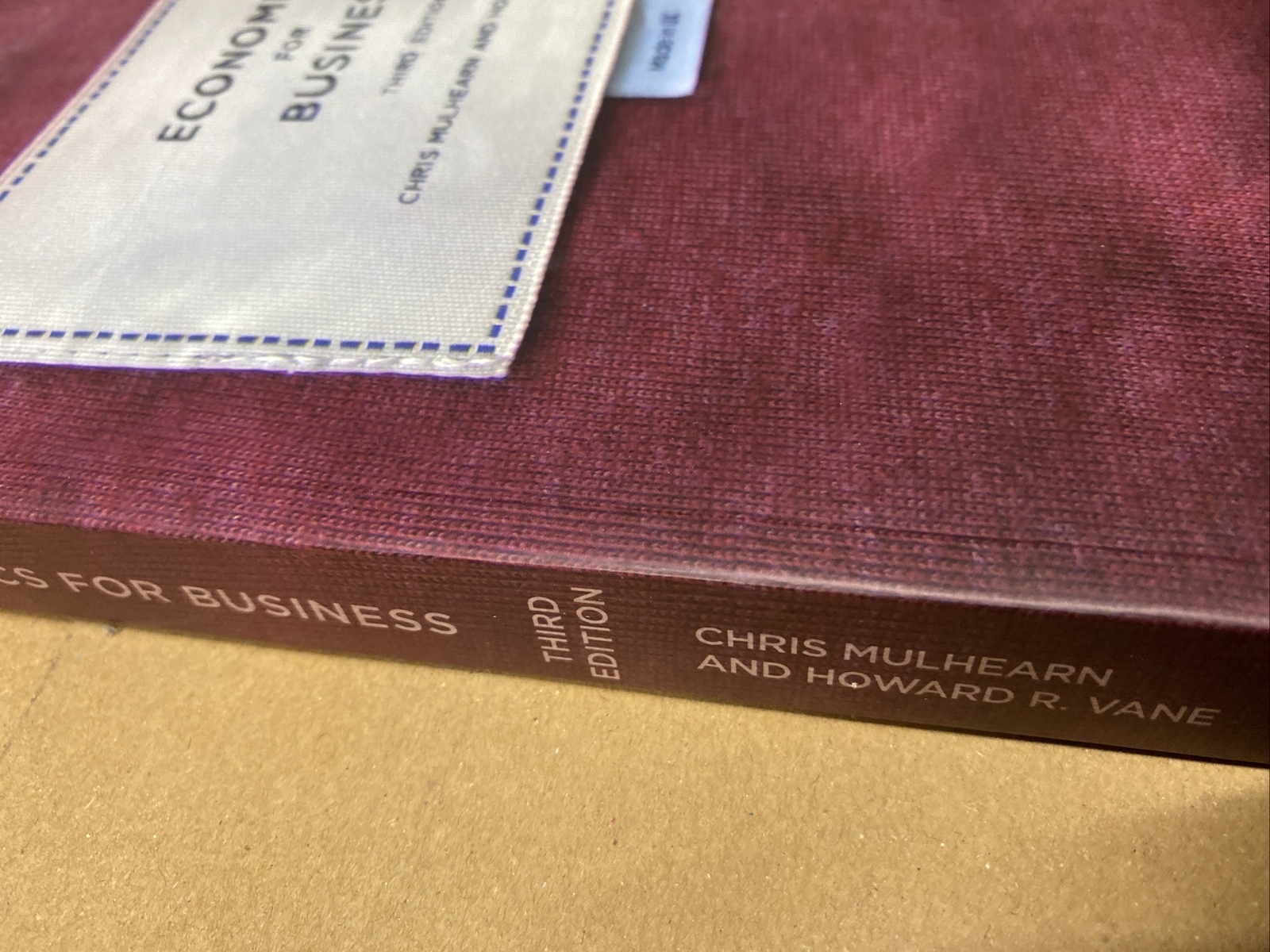 Economics for Business By Chris & Vane Mulhearn 3rd Edition ...