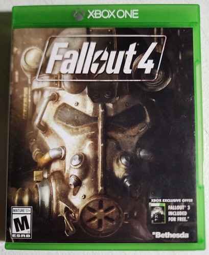 Fallout 4 (Xbox One, 2015) Disc is in excellent condition 93155170421 ...