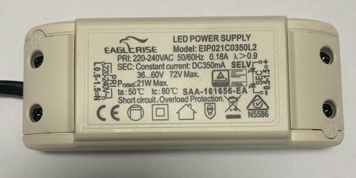 Eaglerise EIP021C0350L2 21W 350mA LED Driver 36-60V | eBay