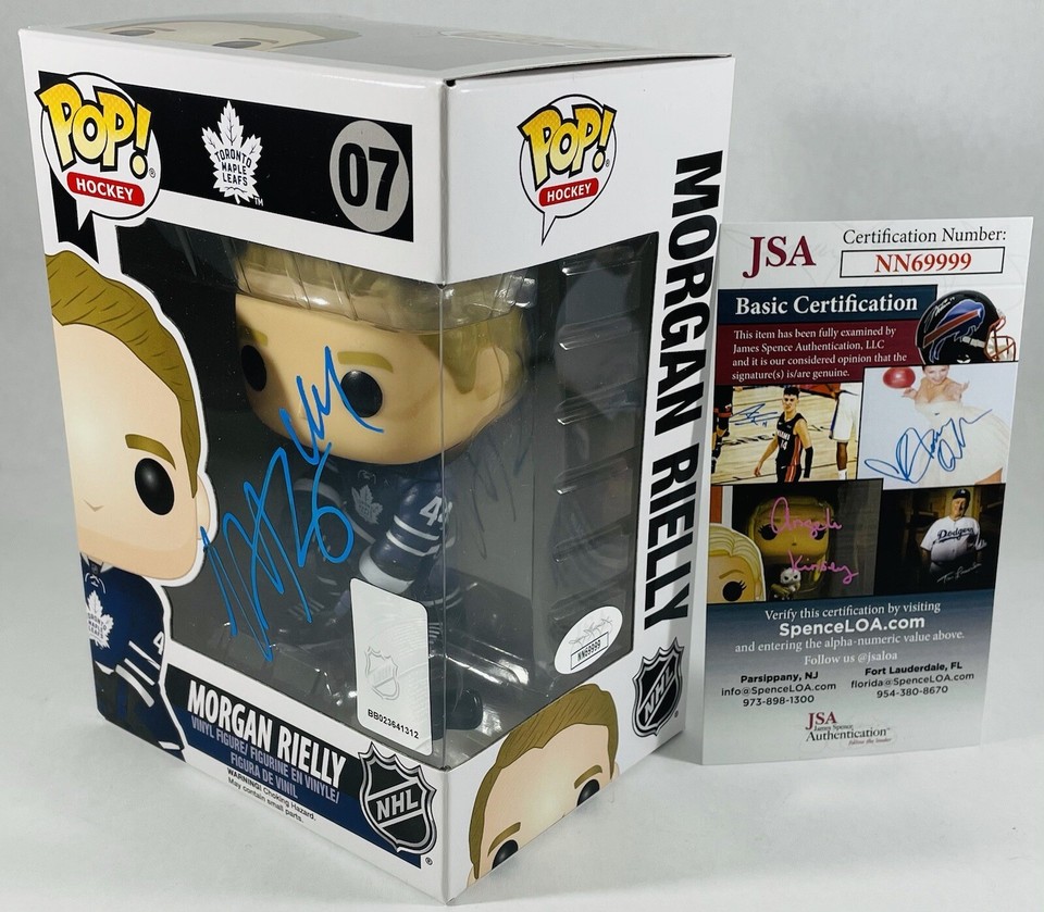 MORGAN REILLY SIGNED TORONTO MAPLE LEAFS FUNKO POP VINYL FIGURE 07 NHL ...