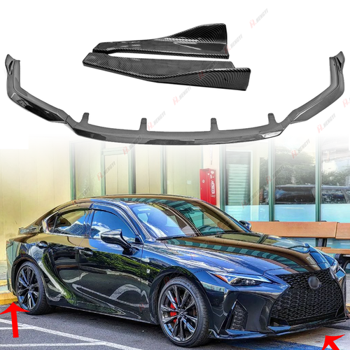 For 2021-2023 Lexus IS350 IS500 F-Sport V-Style Carbon Front Rear ...