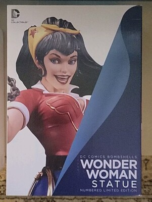 DC Comics Collectibles Bombshells Wonder Woman Statue Limited Edition ...