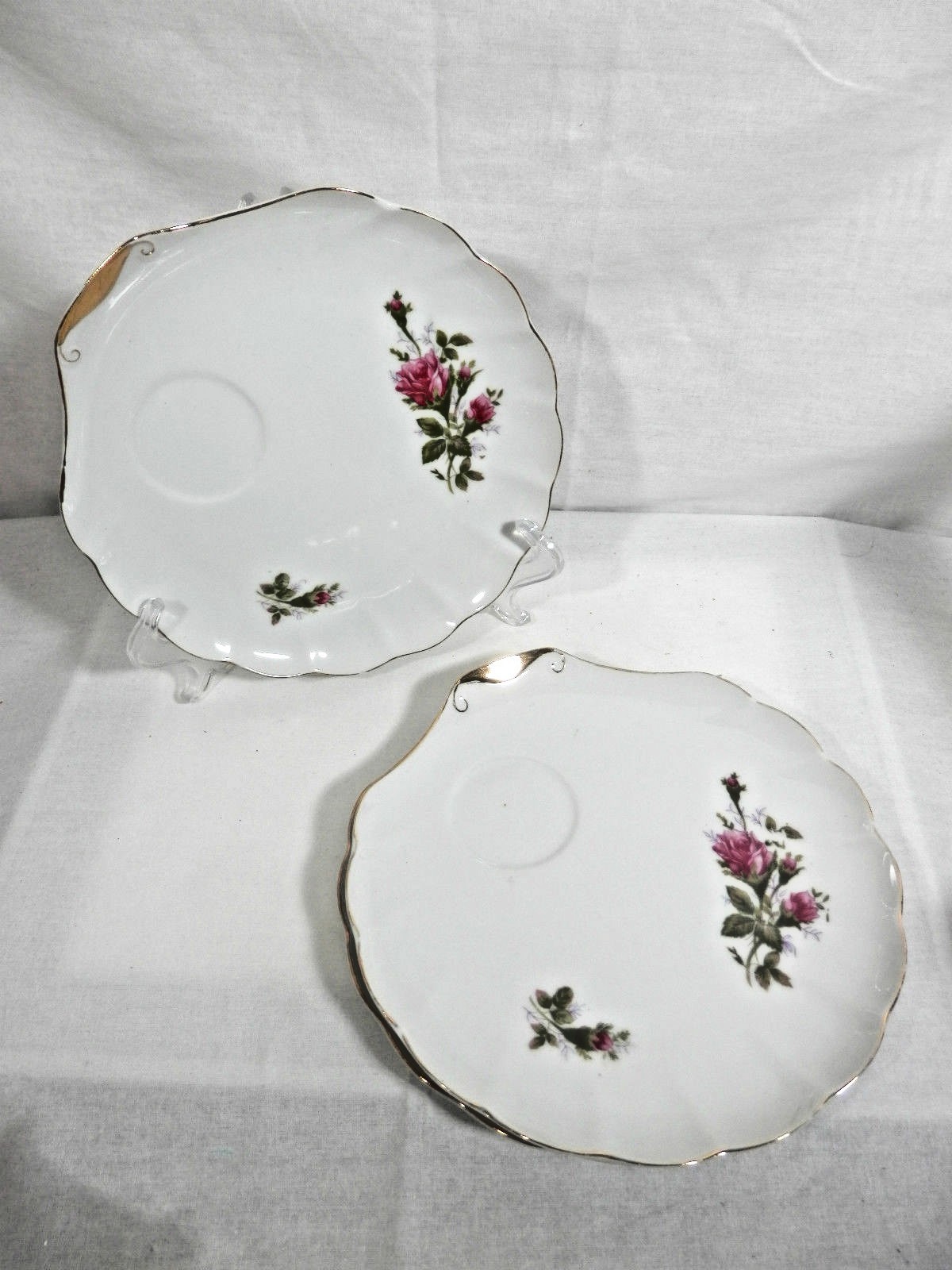 Vintage, NASCO, Del Coronado, Set of 2 Porcelain Shell Snack Plates ...