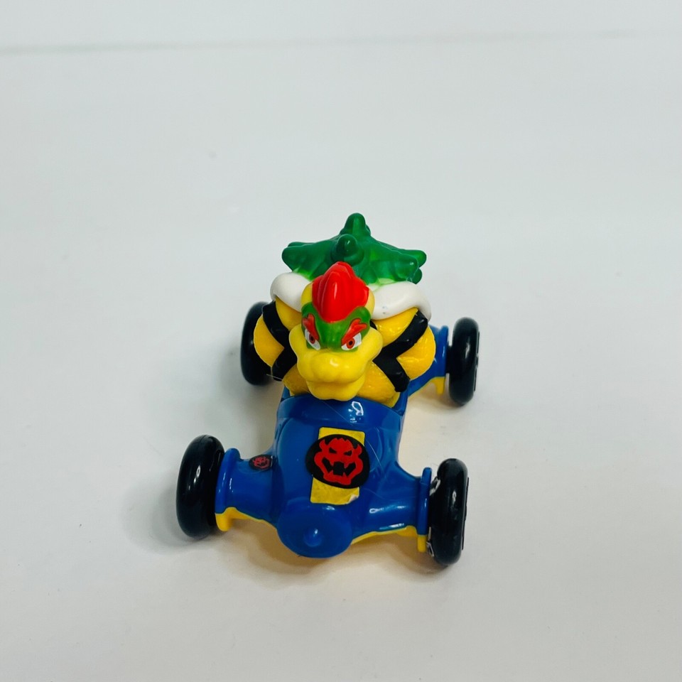 2022 McDonalds Nintendo Bowser race car toy figure. | eBay