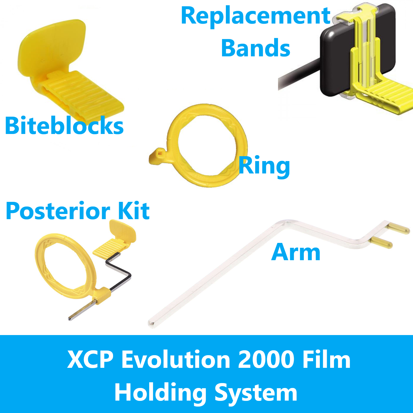 Dental XCP DS FIT Universal Posterior (Yellow) Replacement Parts Arm ...