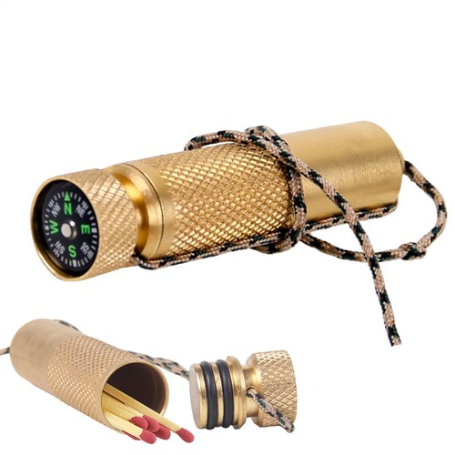 Match Case Camping Match Jar Metal Match Carrying Box Survival Match ...