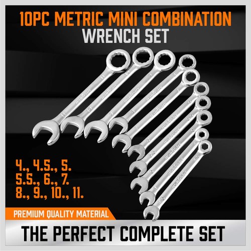 20-Piece Wrench Set Small Wrench Set Metric SAE Combination Wrench Set ...