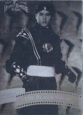 1995 Fleer Ultra Mighty Morphin Power Rangers Hologram The Black Ninja ...