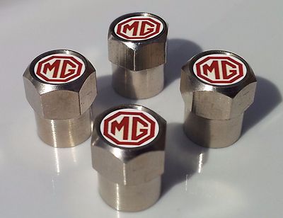 MG BURGUNDY STYLE TYRE VALVE CAPS FOR TIRE VALVES | eBay UK