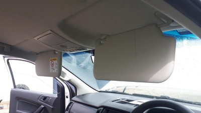 FORD RANGER SUN VISOR PX2/PX3, PAIR, GREY, NON SLIDING TYPE, 07/15-04/ ...