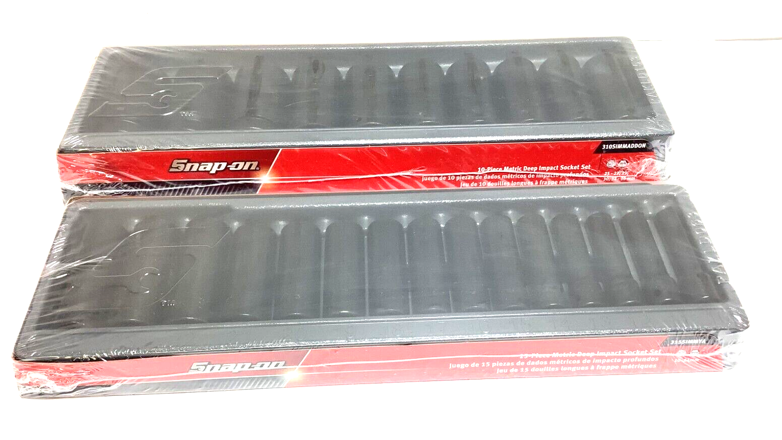 Snap-on 1/2" Drive 10-36mm 6-Point Deep Impact Socket Set 325SIMM | 1 ...