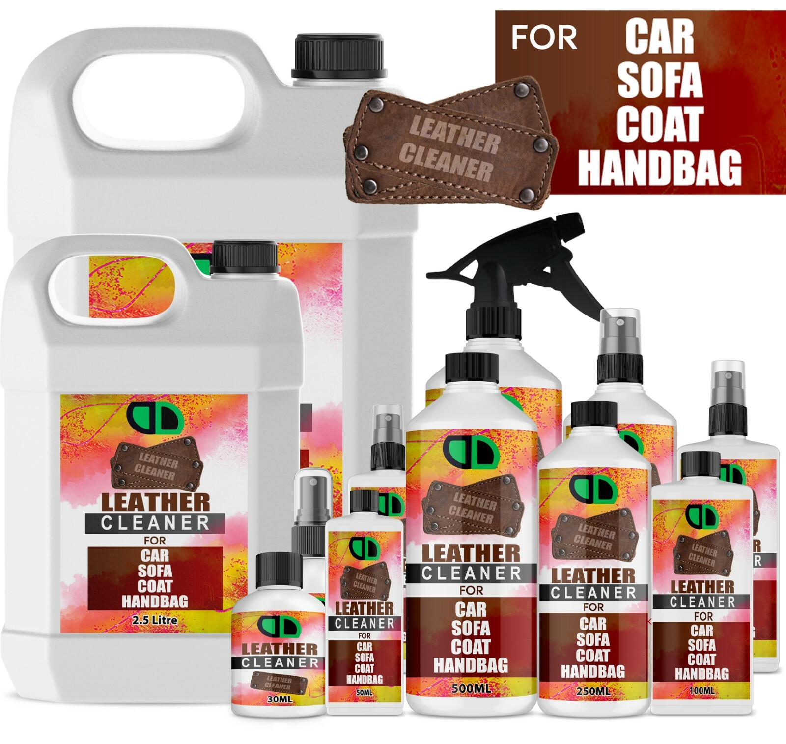 Simply Leather Deep Cleanser For Car, Sofa, Coat, Handbag / Spray ...