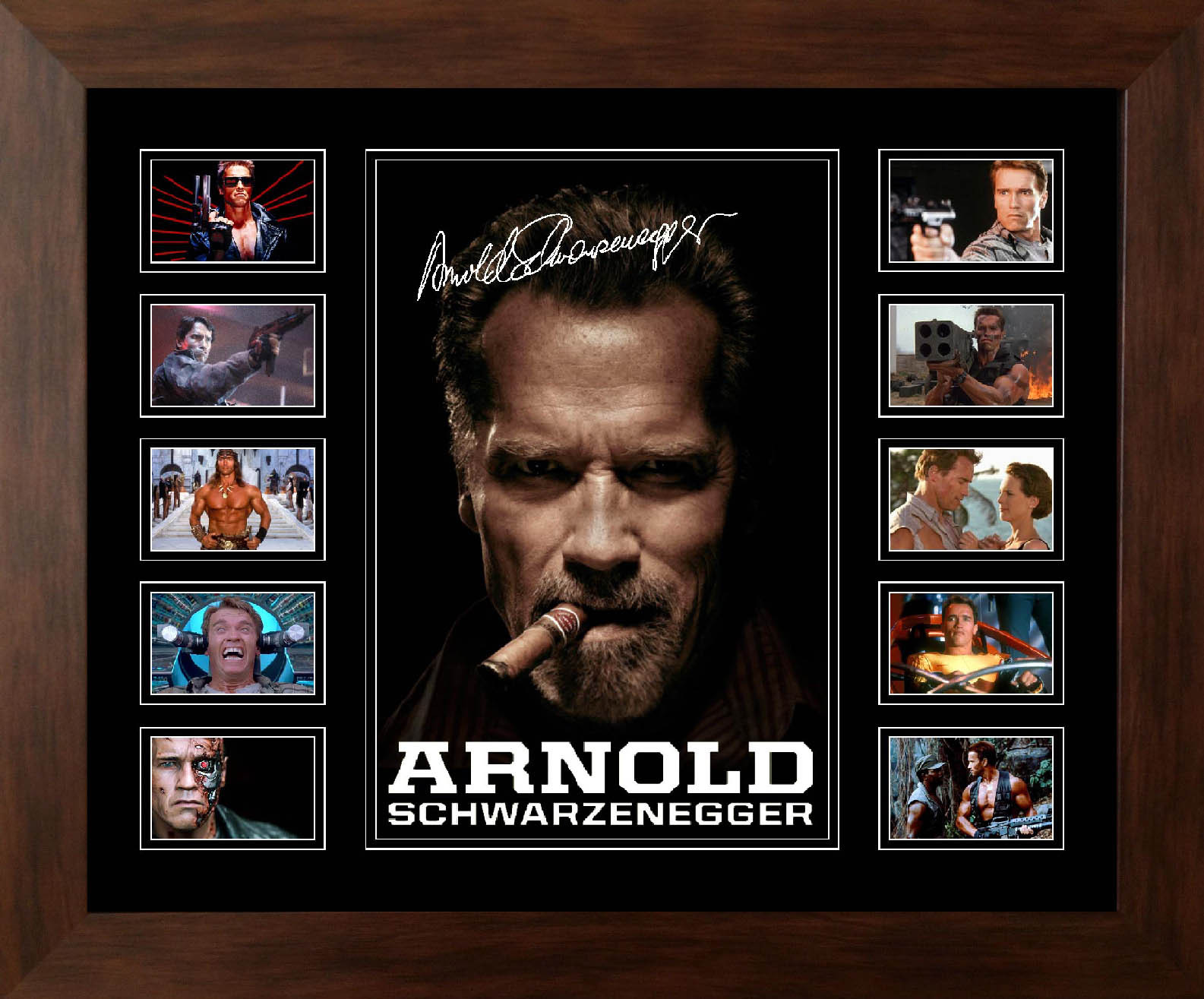NEW ARNOLD SCHWARZENEGGER SIGNED LIMITED EDITION FRAMED MEMORABILIA ...