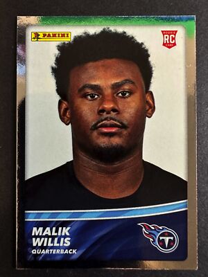 Malik Willis 2022 Panini Sticker & Card Collection Silver Tennessee ...