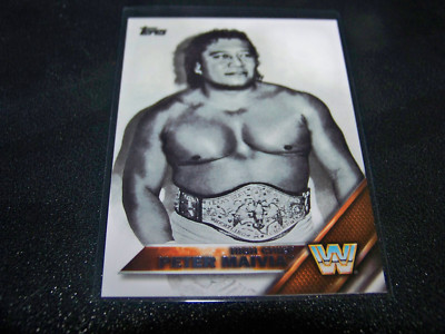 WWE WWF HIGH CHIEF PETER MAIVIA 2016 TOPPS NOW THEN FOREVER LEGEND #171 ...