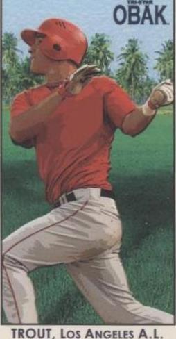 2010 TRISTAR Obak National Convention - Mike Trout #N28 Minis OBAK Is O ...