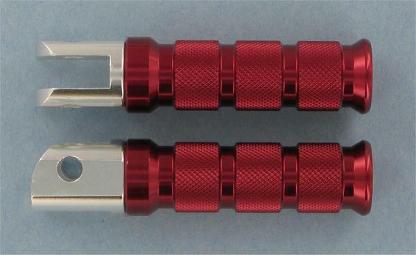 Emgo - 50-11362 - Round Style Footpegs, Rider - Red for sale online | eBay