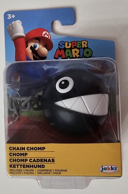 NEW Jakks Pacific World of Nintendo Super Mario 2.5" CHAIN CHOMP Mini ...