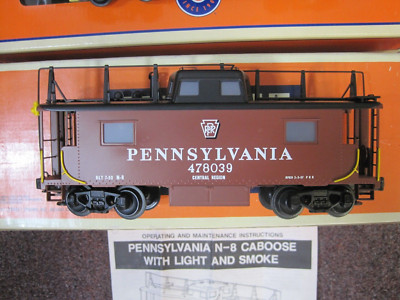 Lionel PRR #51702 N-8 Smoking Caboose w/Original Box | eBay