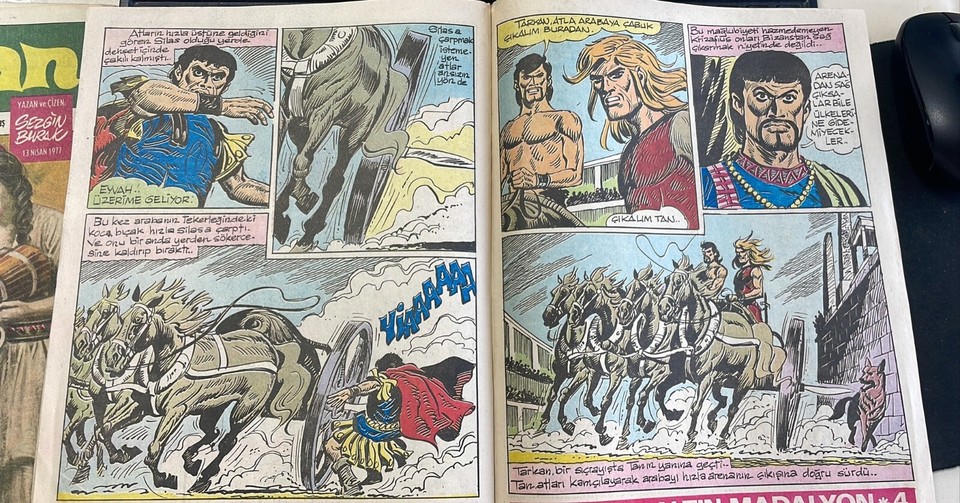 Turkish Hero TARKAN Comic #374 Turkish RARE Comic Erotic COVER 1978 | eBay
