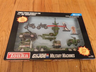 Vintage GI Joe Hasbro Tonka Military Machines Figures & Vehicle Playset ...