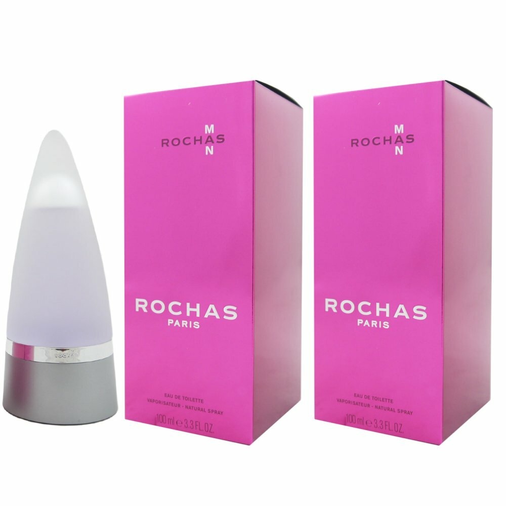 Rochas Man - Men 2 x 100 ml Eau de Toilette EDT Set Herrenduft Herren ...