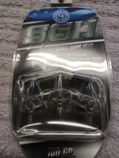 G5 Outdoors Small Game Head Broadheads - 3 Pack for sale online | eBay