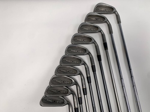Ping Eye 2 Iron Set 2-PW+SW Black Dot Aldila Gamer Stiff Graphite Mens ...