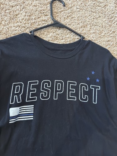 Howitzer Patriot Men’s Long Long Sleeve Shirt Size Large Thin Blue Line ...